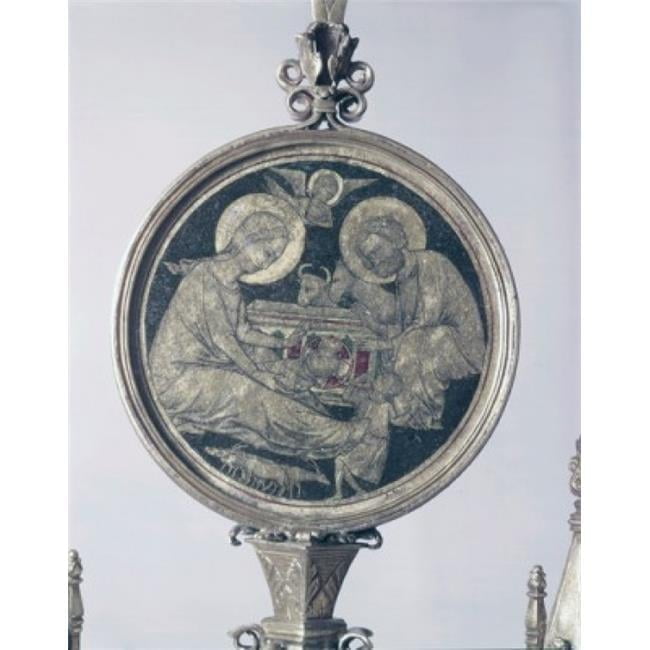 Nativity Altarpiece Church Interior Altar Poster Print - 18 x 24 in ...