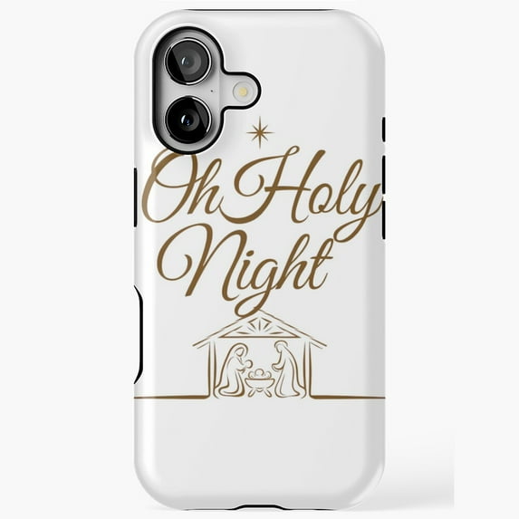 Nativity Art Holy Night Religious Illustration for iPhone 17 11 12 13 ...