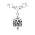 Nativity Bell Charm - Unique Handcrafted Collectable Silver Charm ...