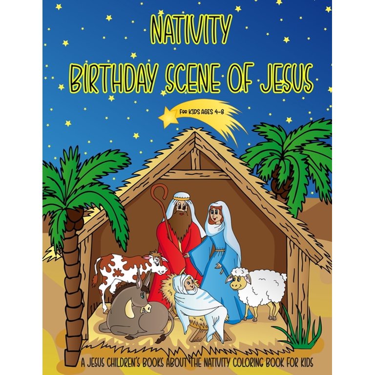children's nativity coloring pages