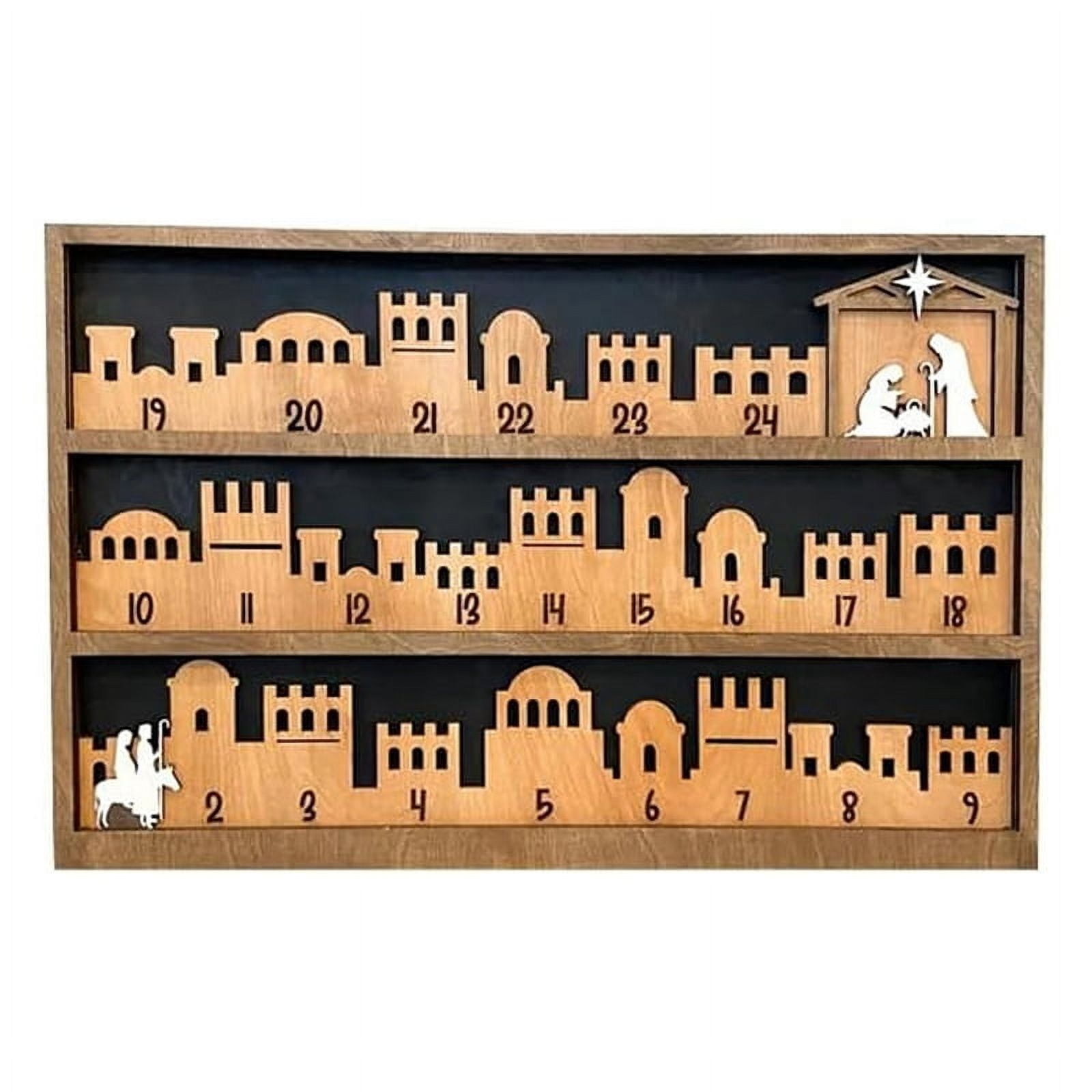 Nativity Calendar, Christmas Holiday Calendar, Countdown to Religious ...