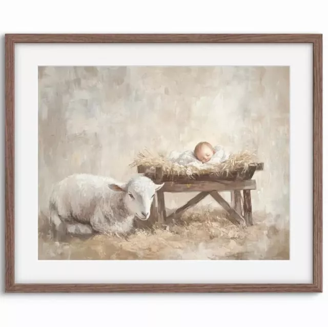 Nativity Christian Wall Art Christian Nativity Christmas Wall Art ...