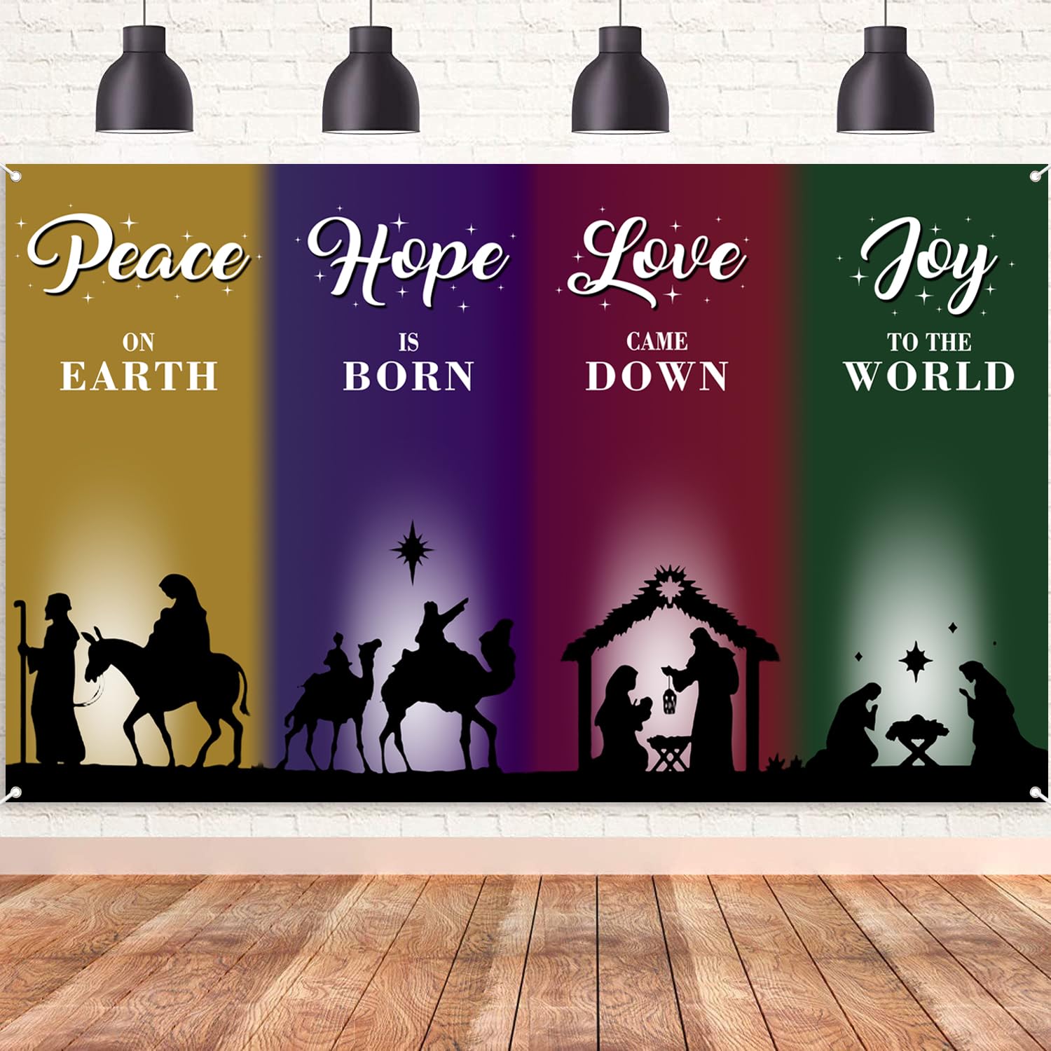 Nativity Christmas Banner Backdrop, Nativity Christmas Church ...