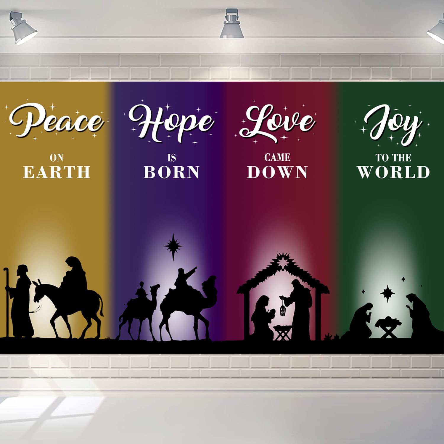 Nativity Christmas Banner Backdrop, Nativity Christmas Church ...