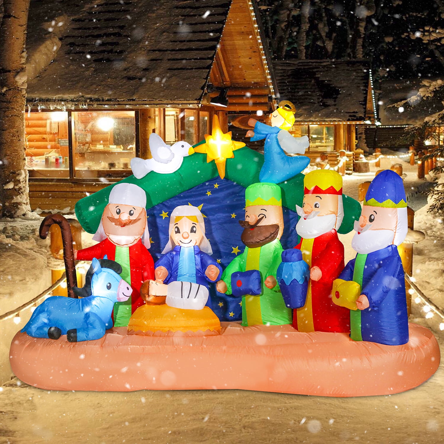 Nativity Christmas Inflatables,Scene Outdoor Decorations, Christmas ...