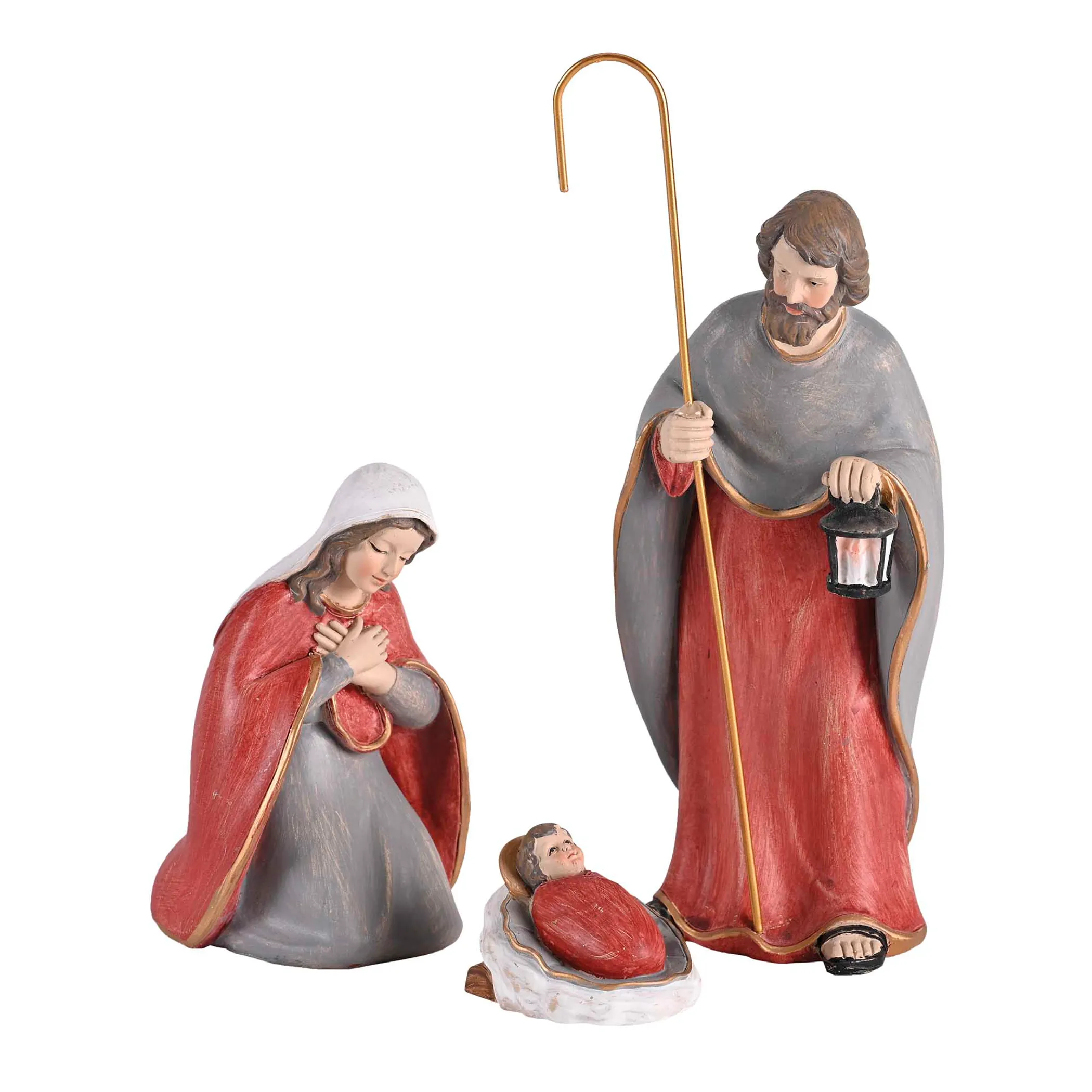 Nativity Holy Family Lantern Staff 7H - Walmart.com