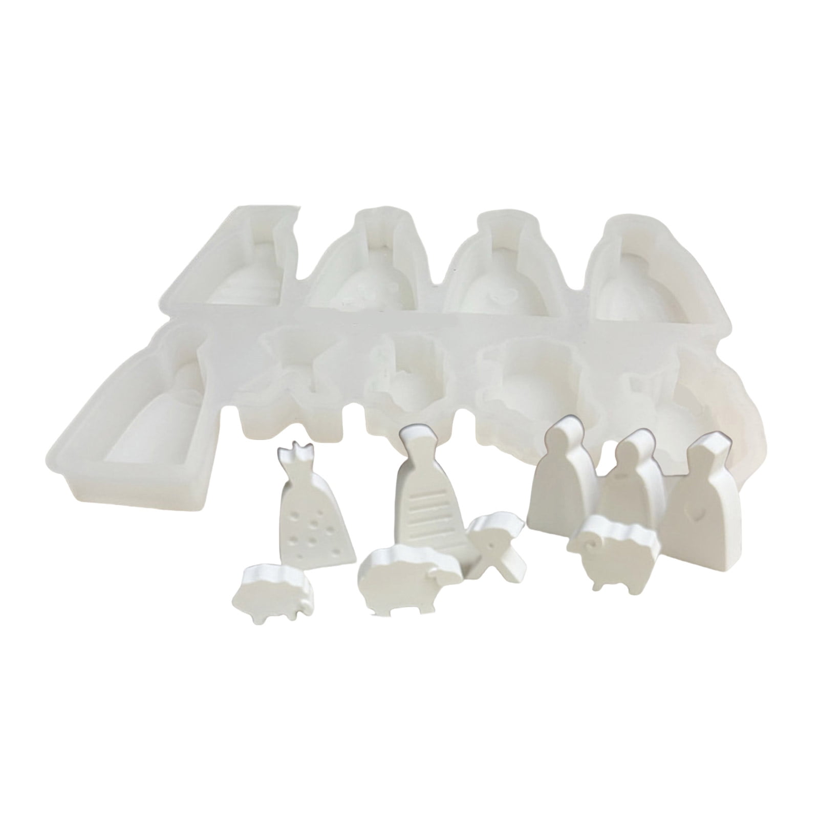 Nativity Resin Art and Crafting Mold Heat Resistant Silicone The Advent ...