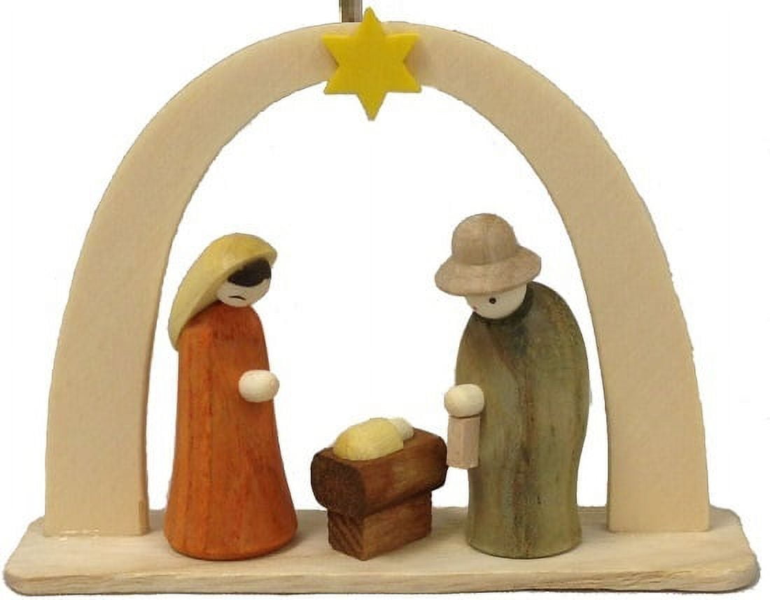 Nativity Scene German Wood Christmas Arch Ornament Handcrafted in ...