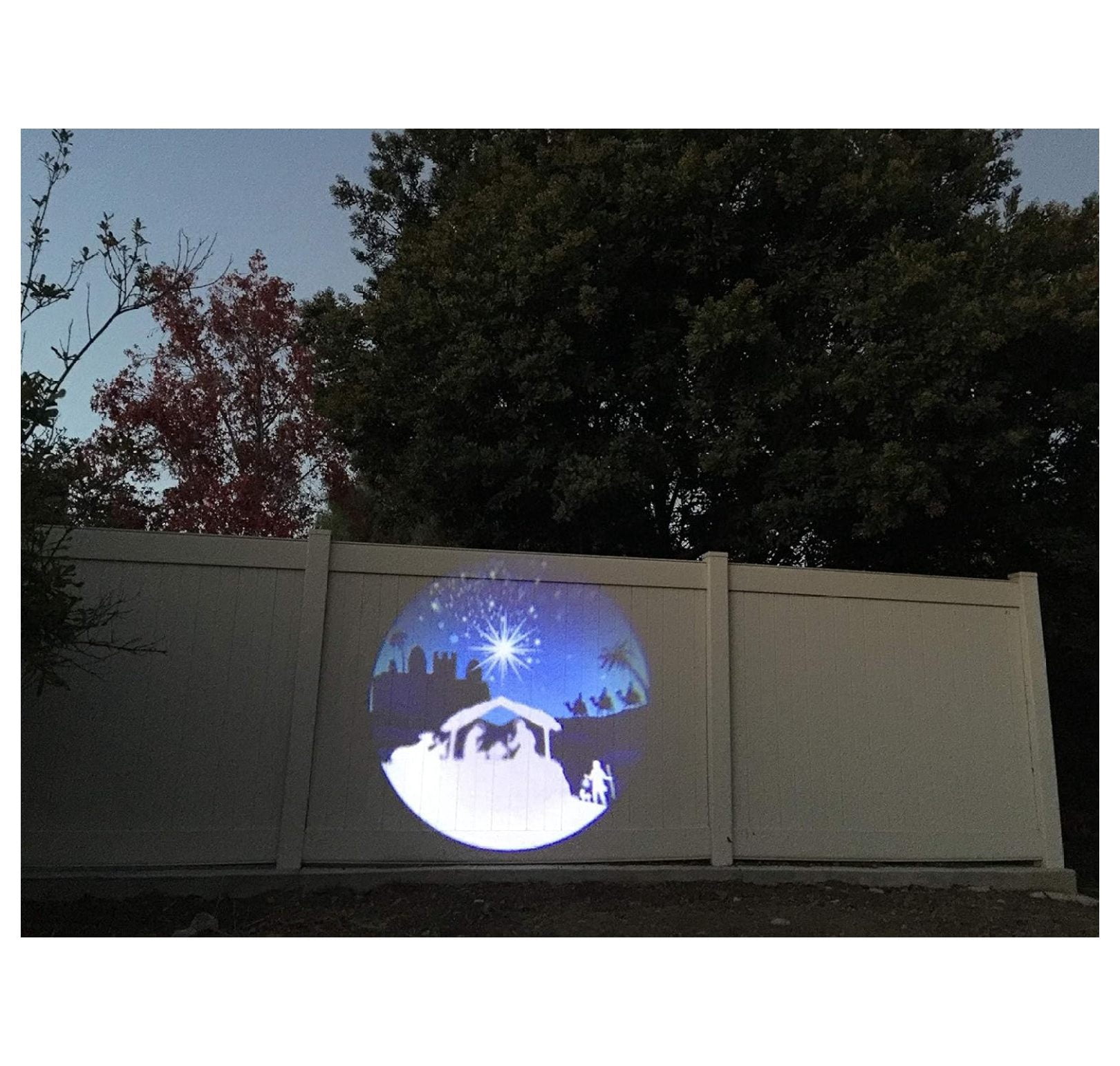 Nativity Scene Outdoor Projector by Echoworld, Christmas in Bethlehem ...