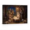 Nativity Scene Religious For Home Church Living Room Bedroom Canvas ...