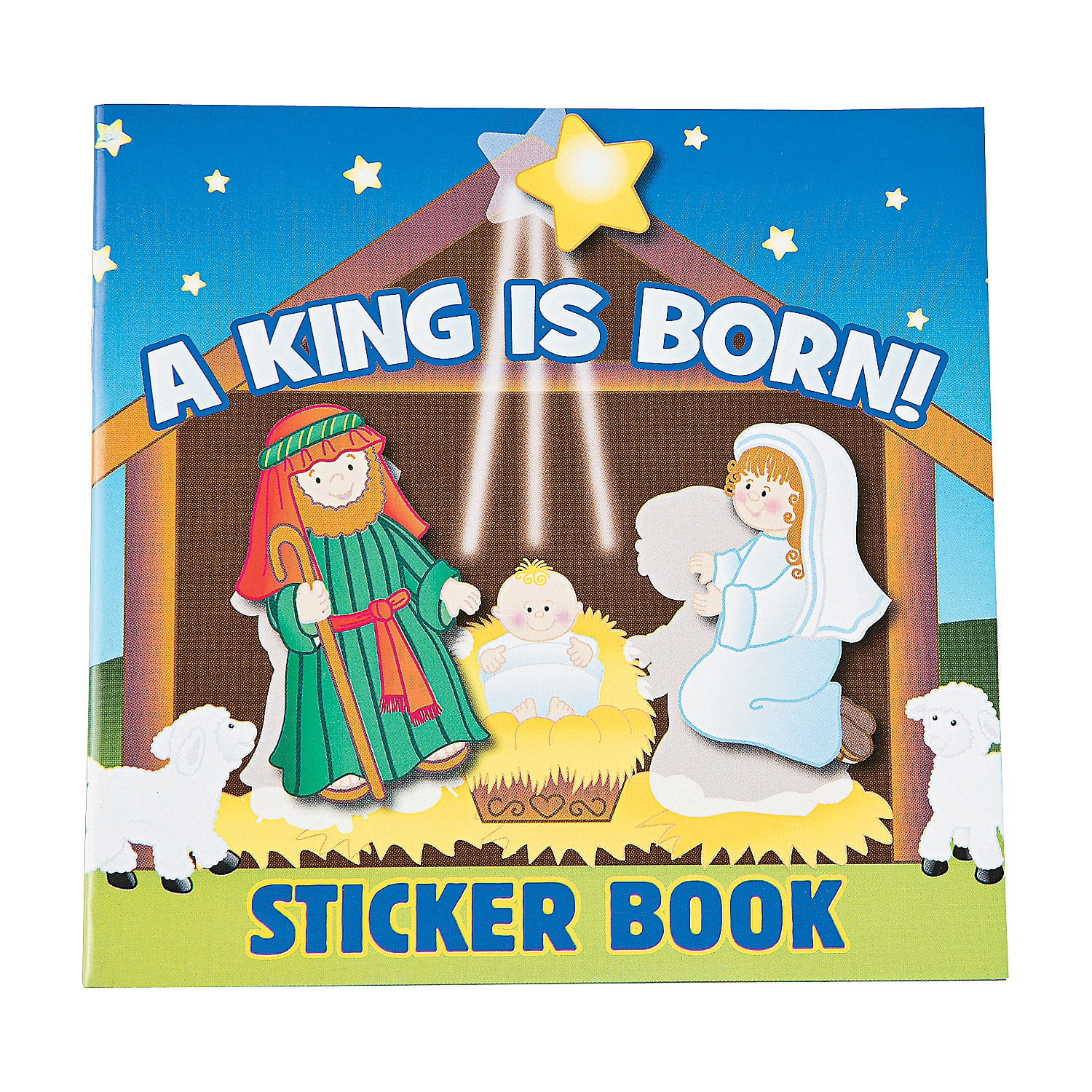 Nativity Sticker Book - Stationery - 12 Pieces - Walmart.com