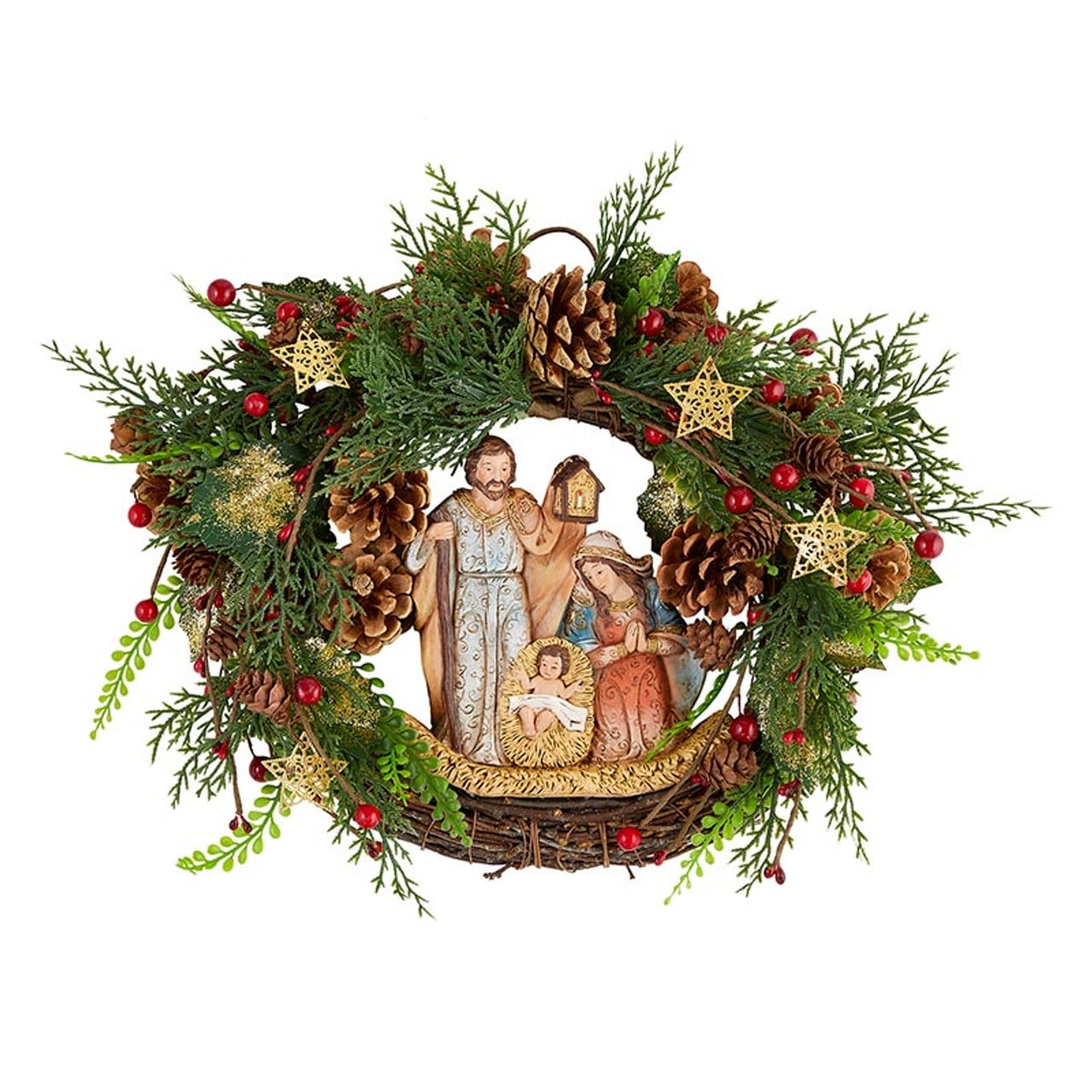 Nativity Wreath - Walmart.com