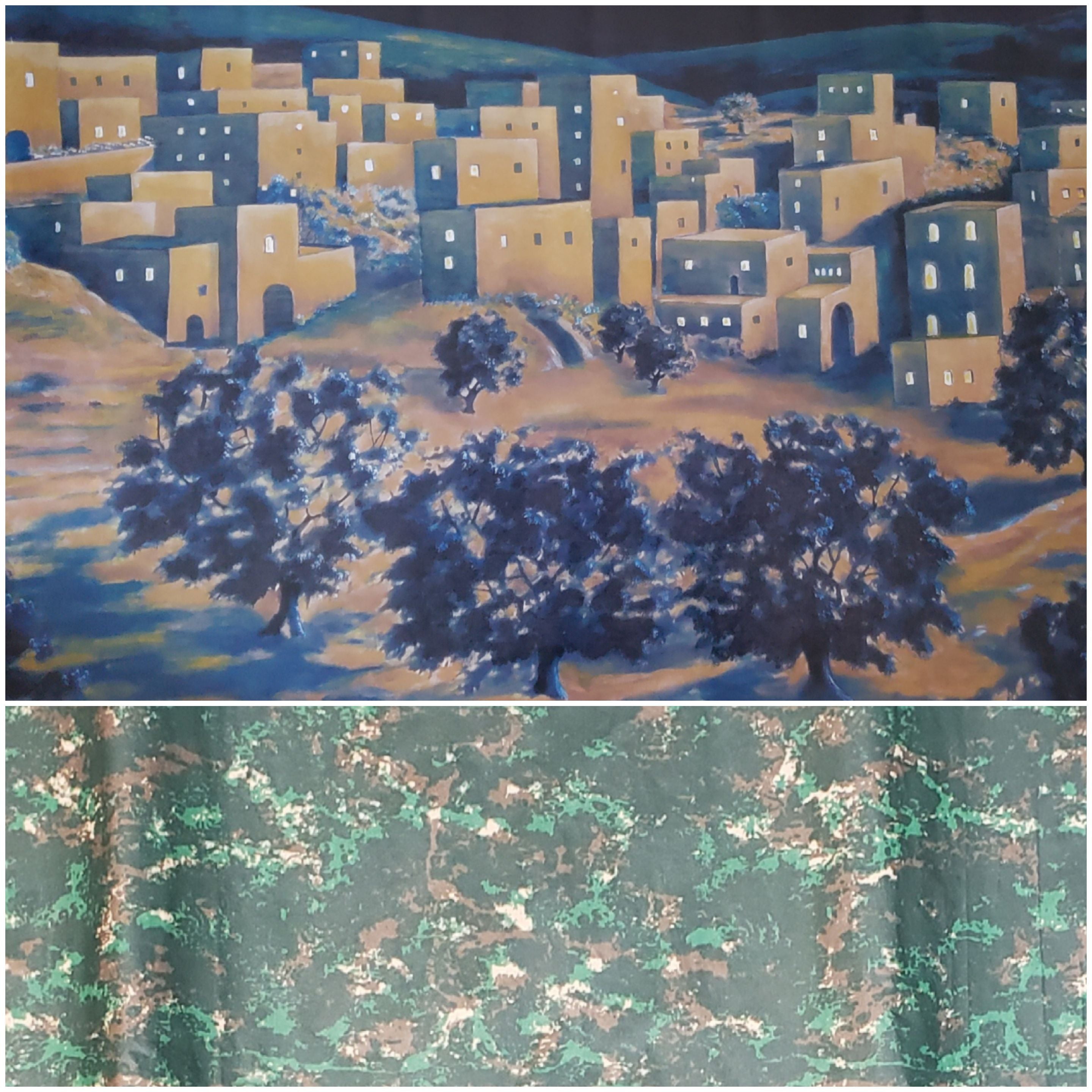 Nativity scene setting, 1 Pageant Backdrop and 5 Paper Roll 27" X 39 ...