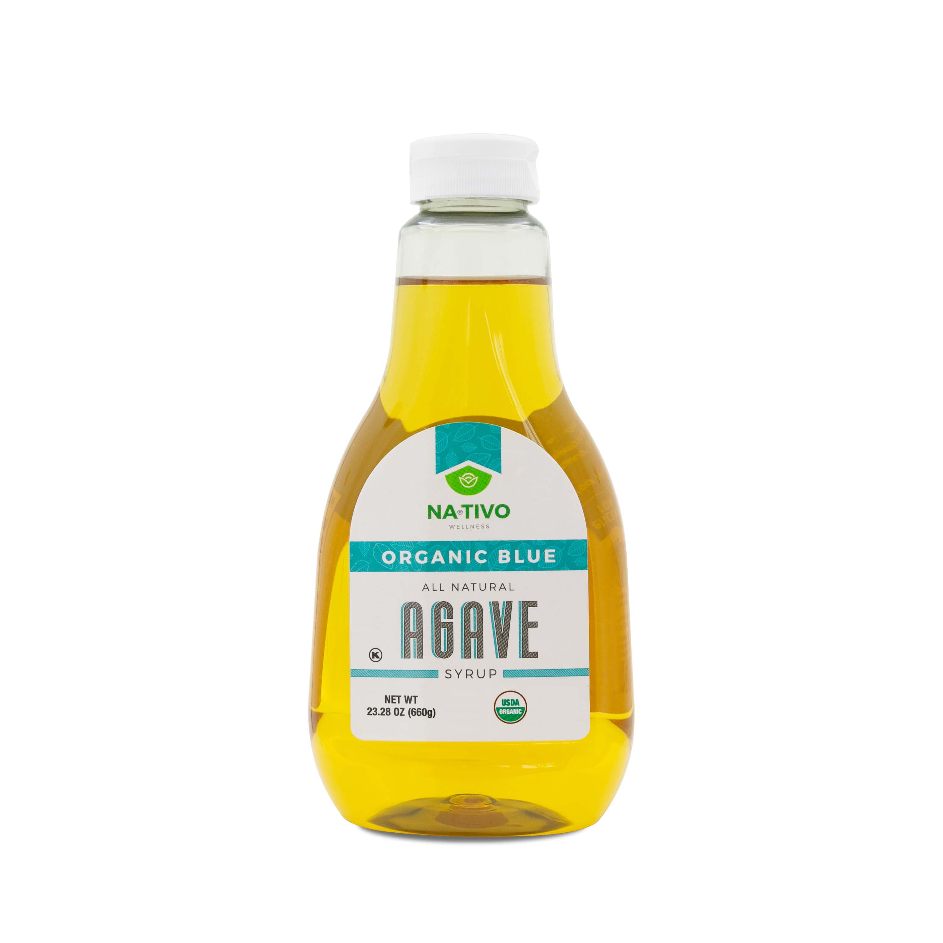 Nativo Wellness Organic Blue Agave Syrup 23.28 Oz Bottle - Walmart.com