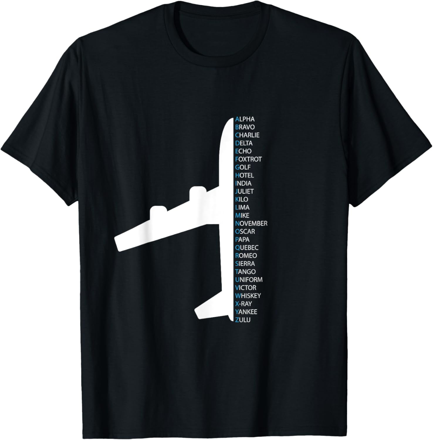 Nato Alphabet Design for a Air Traffic Controller T-Shirt - Walmart.com