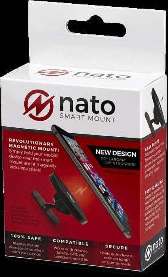 Nato Smart Mount XL - Enhanced Universal Magnetic Phone & Tablet Holder ...