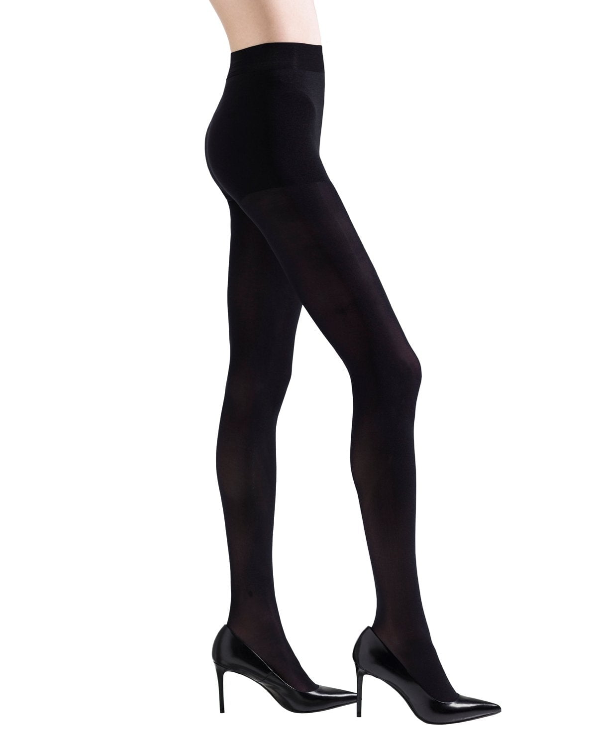 Natori 2 Pack Natori Velvet Touch Opaque 80 Denier Control Top Tights ...