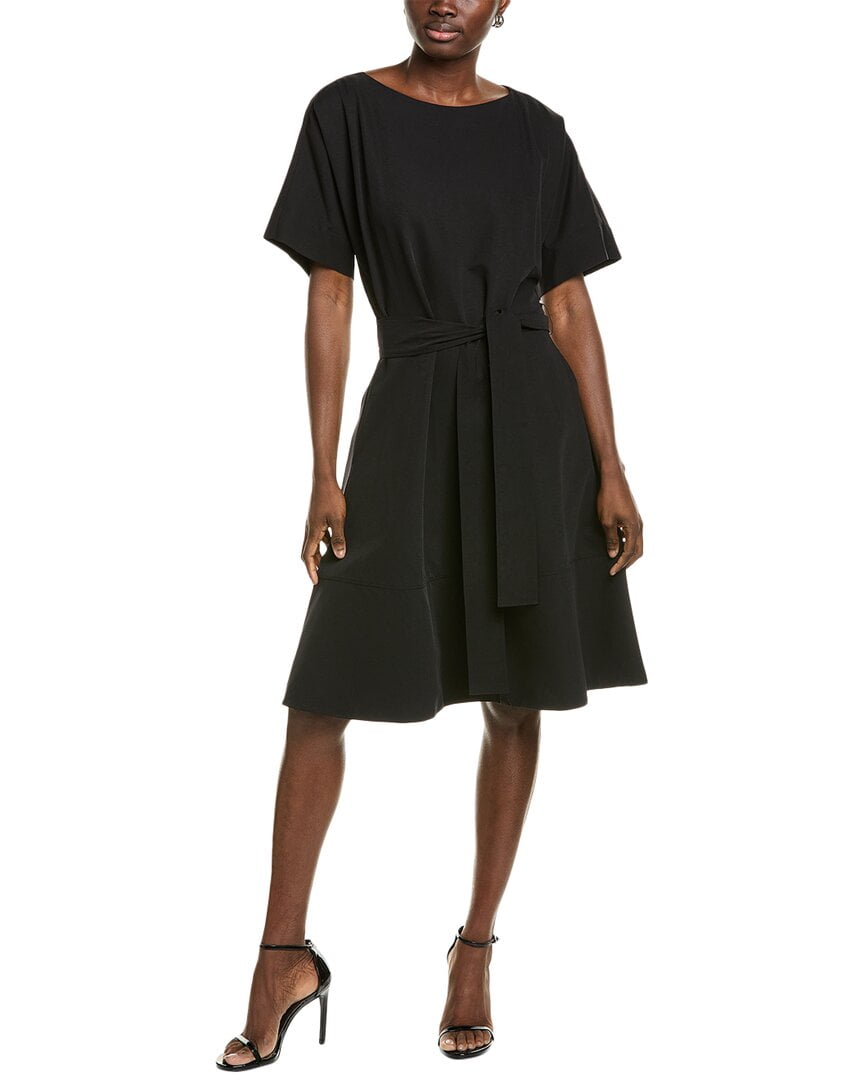 Natori womens Solid Lightweight Woven Midi Dress, l, Black - Walmart.com