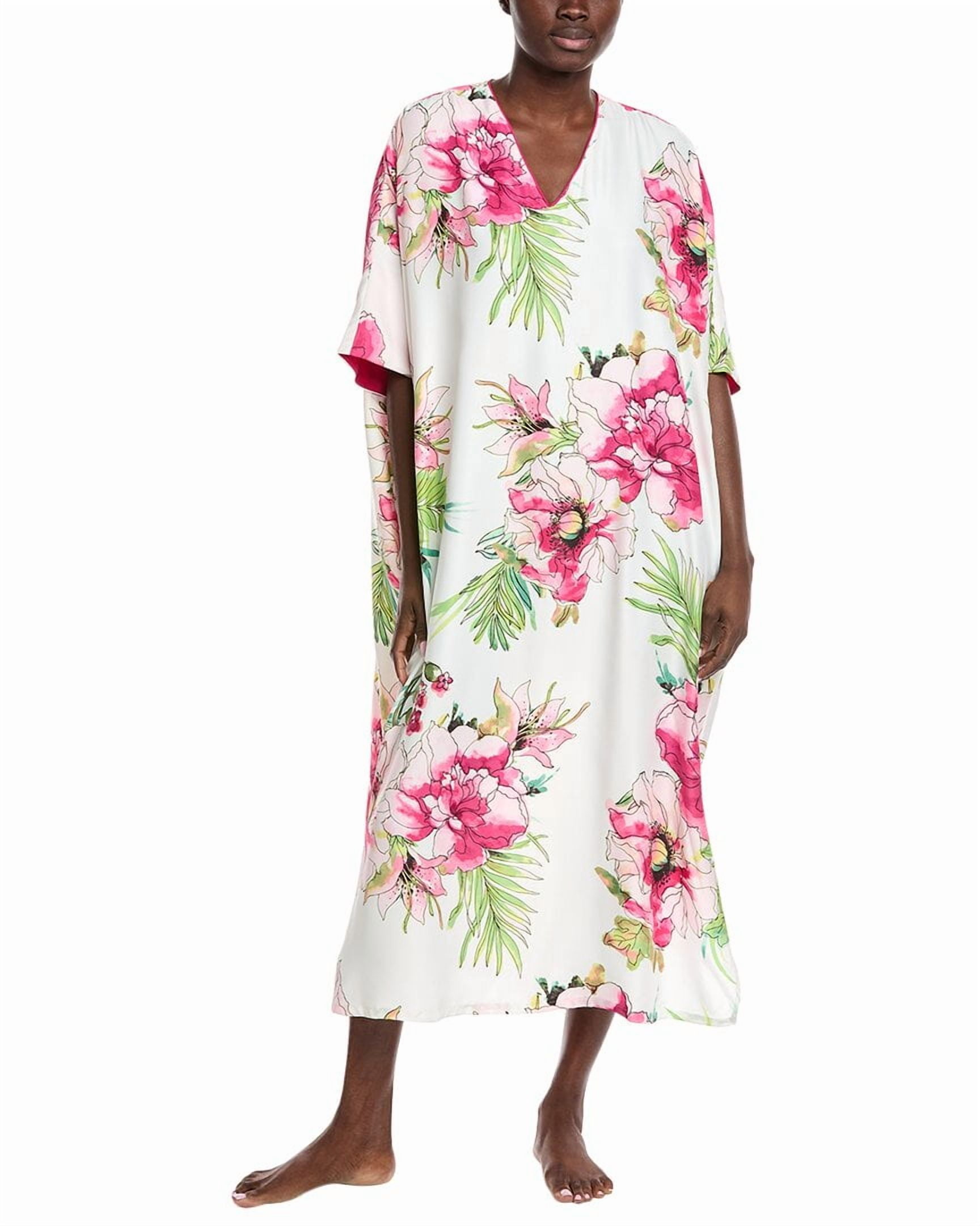 Natori womens Sonomi Caftan, s, White - Walmart.com