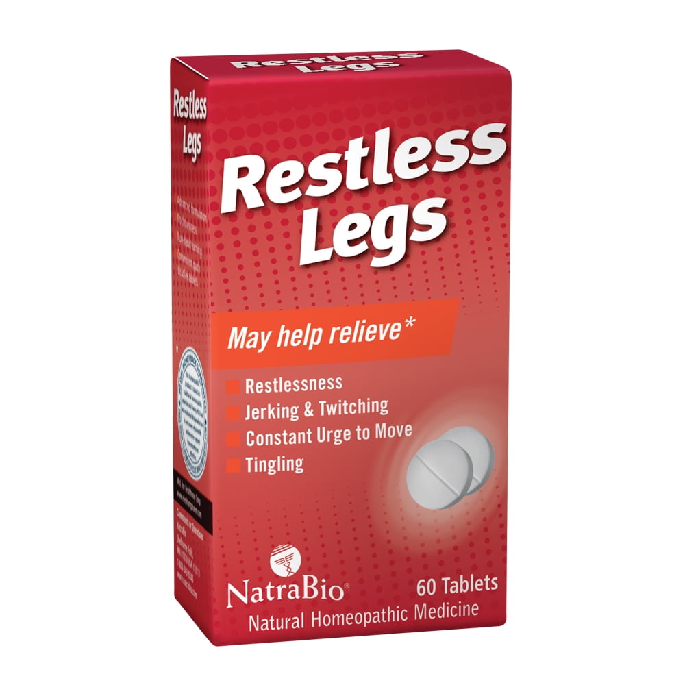 NatraBio Restless Legs Relief | 60 Homeopathic Tablets for Night ...