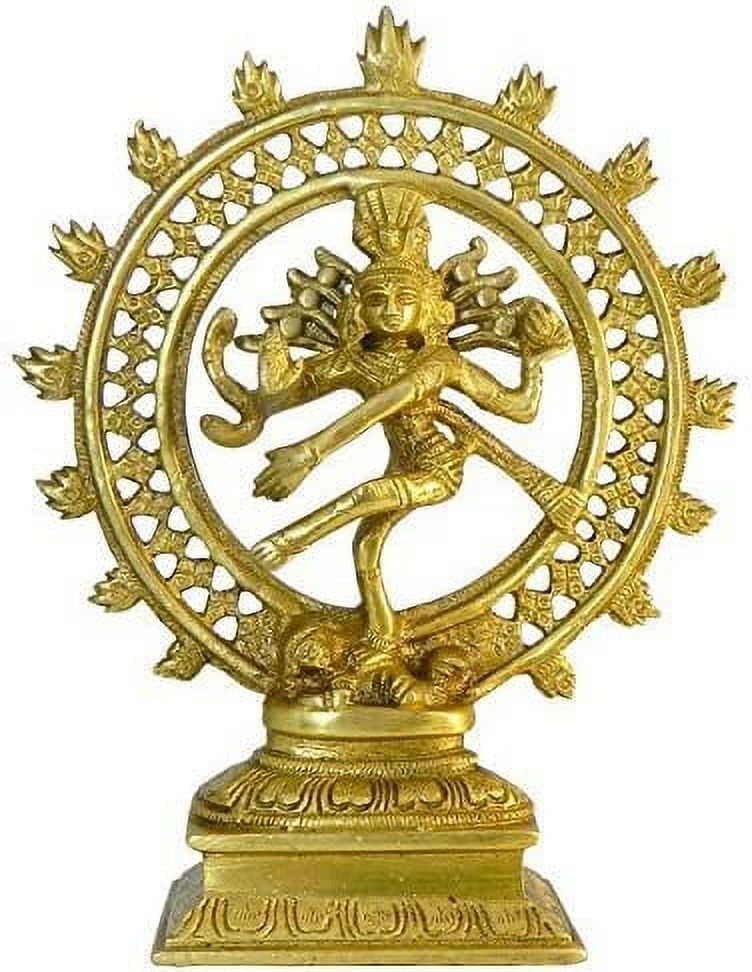 Natraj Brass Statue Figure 21cm Nataraj Dancing Shiva Hinduism Indian ...