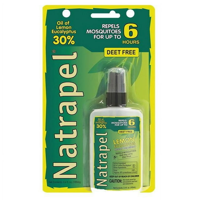 Natrapel Lemon Eucalyptus Insect Repellent Pump Spray, 3.4 oz - Walmart.com