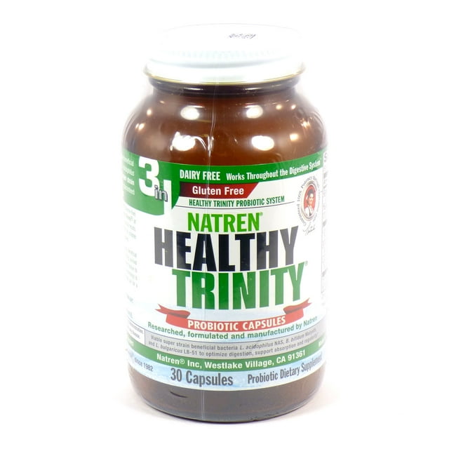 Natren Healthy Trinity Probiotic Capsules - 1 Each - 30 Cap - Walmart.com