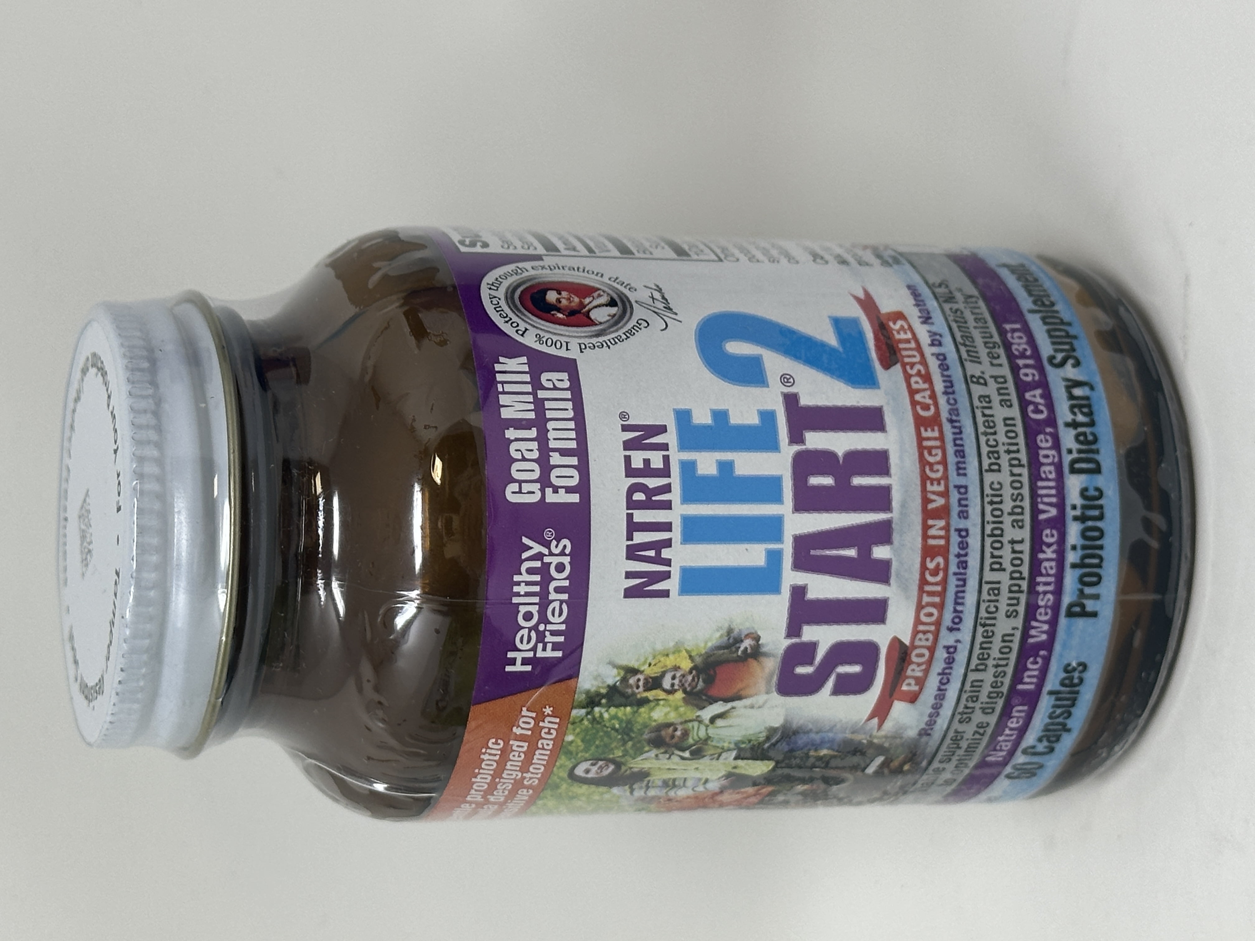 Natren Life Start 2 Probiotics for Adults - 60 Vegetarian Capsules ...