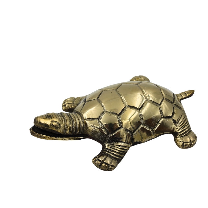 Natriel Brass Turtle Statue - Symbol of Good Luck & Longevity Decor ...