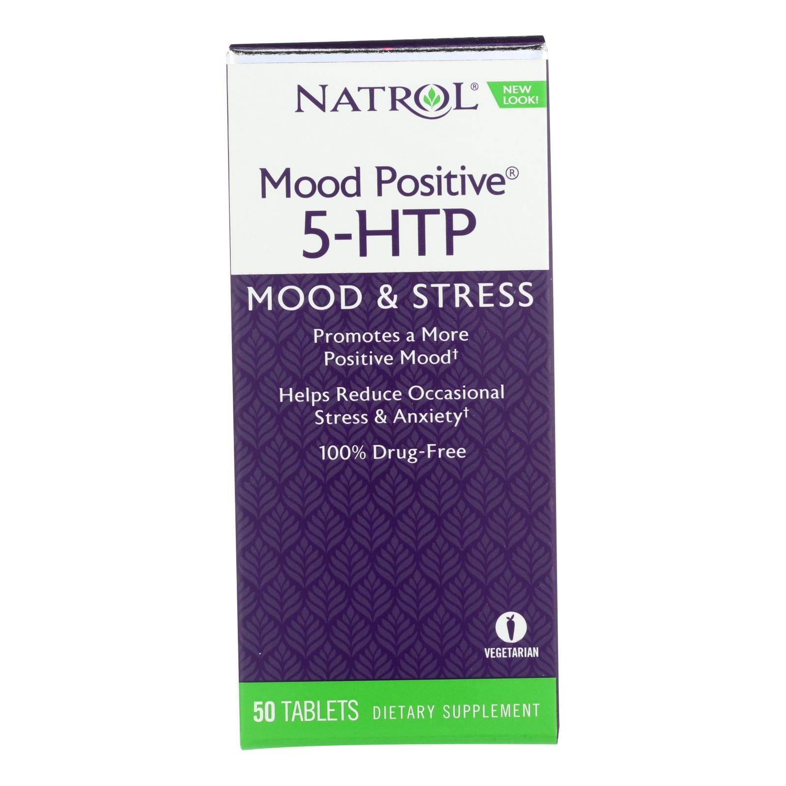 Natrol 5-HTP Mood Positive Tablets, 50 Ct - Walmart.com