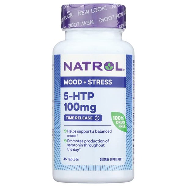 Natrol 5-HTP Time Release 100mg Tablets, 45 Ct - Walmart Business Supplies