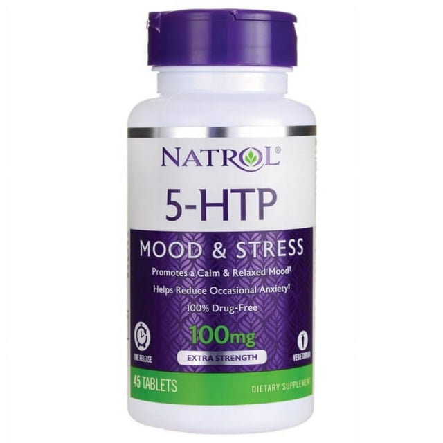 Natrol 5-HTP Time Release 100mg Tablets, 45 Ct - Walmart.com