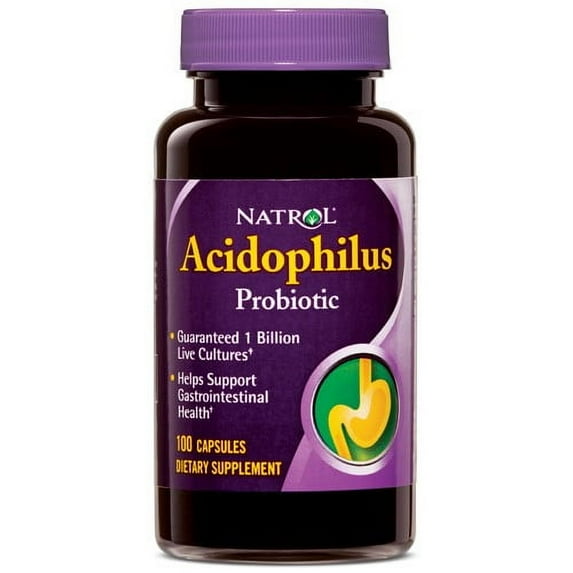 Natrol Acidophilus 100mg Capsules, 100 Ct - Walmart.com