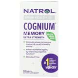 Natrol Cognium Extra Strength, 200mg Silk Protein, Memory and Cognitive ...