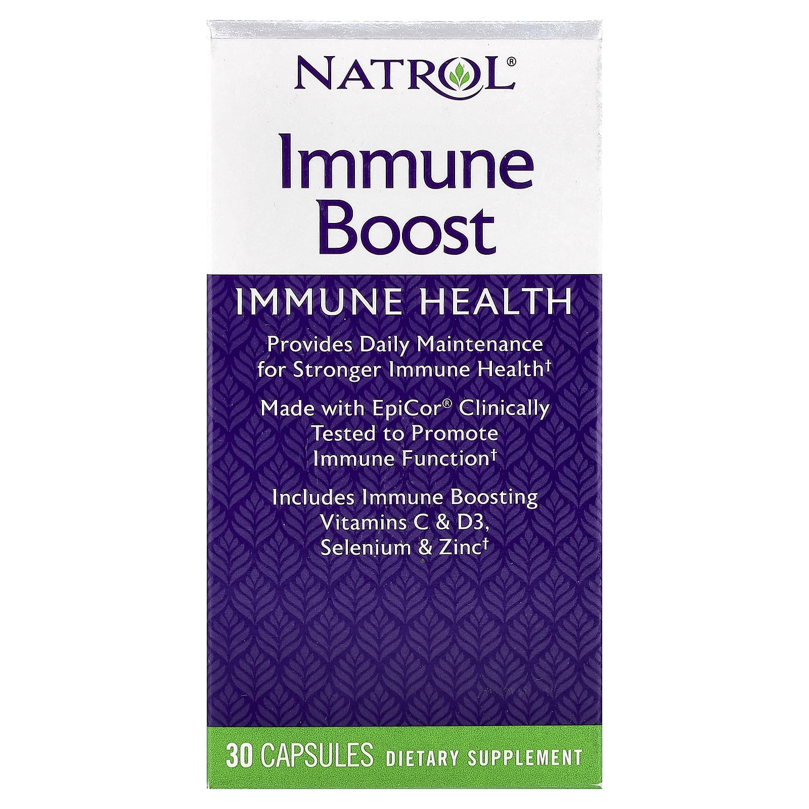 Natrol Immune Boost Health Supplement, Vitamins C & D, Zinc, Selenium ...