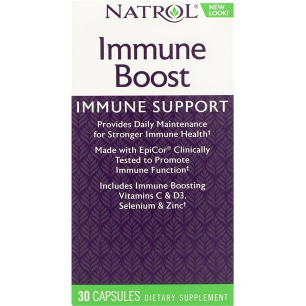 Natrol Immune Boost Capsules, Immune Support, Made with EpiCor ...
