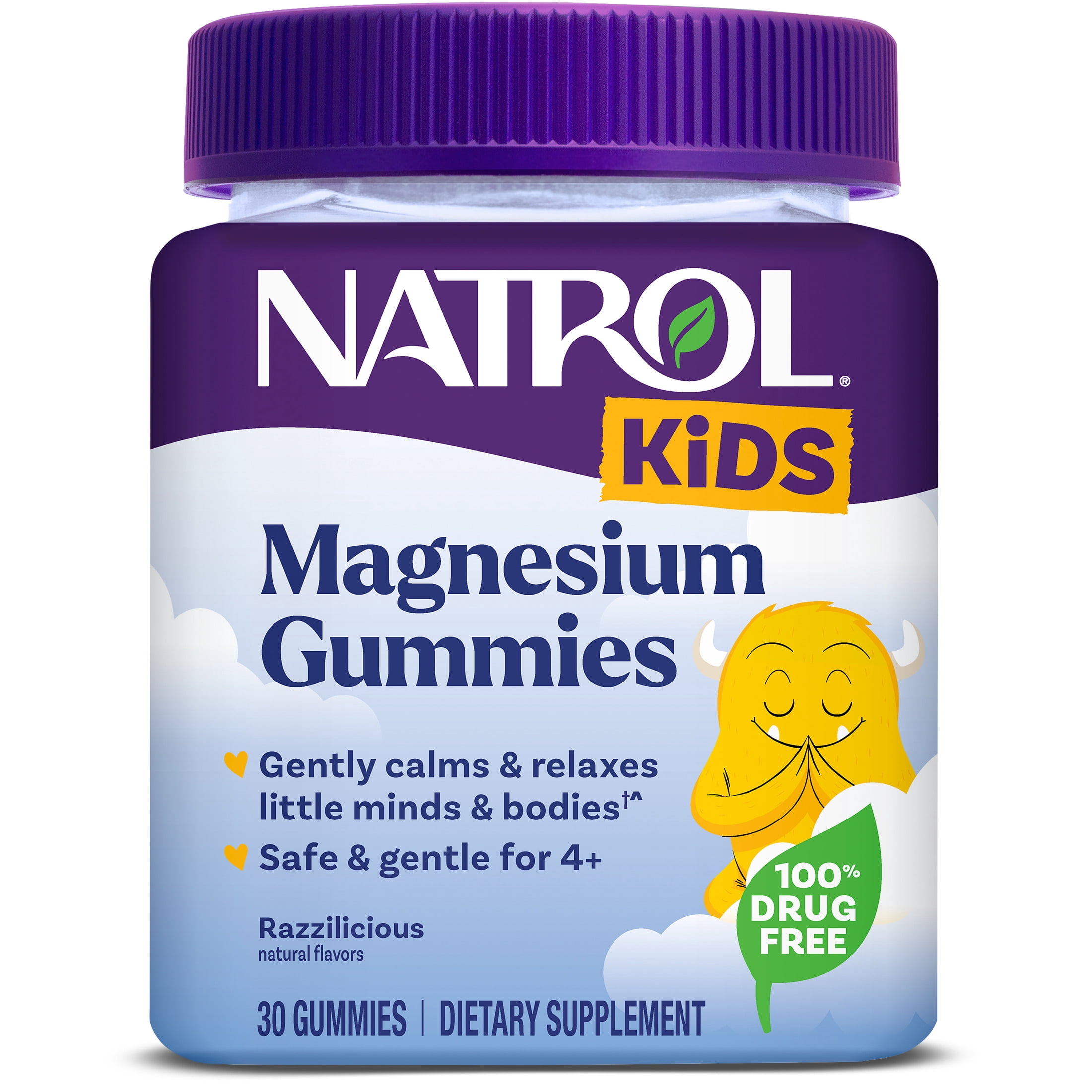 Natrol Kids Magnesium Citrate Gummies, Gently Calm and Relax Little ...