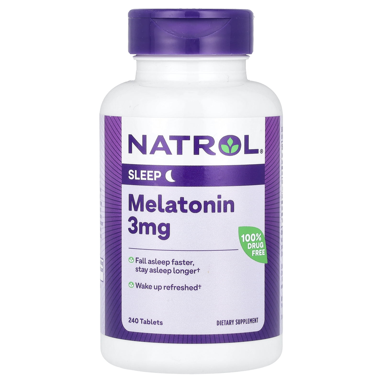 Natrol Melatonin 3mg Sleep Support Tablets - 240 Ct - Walmart.com