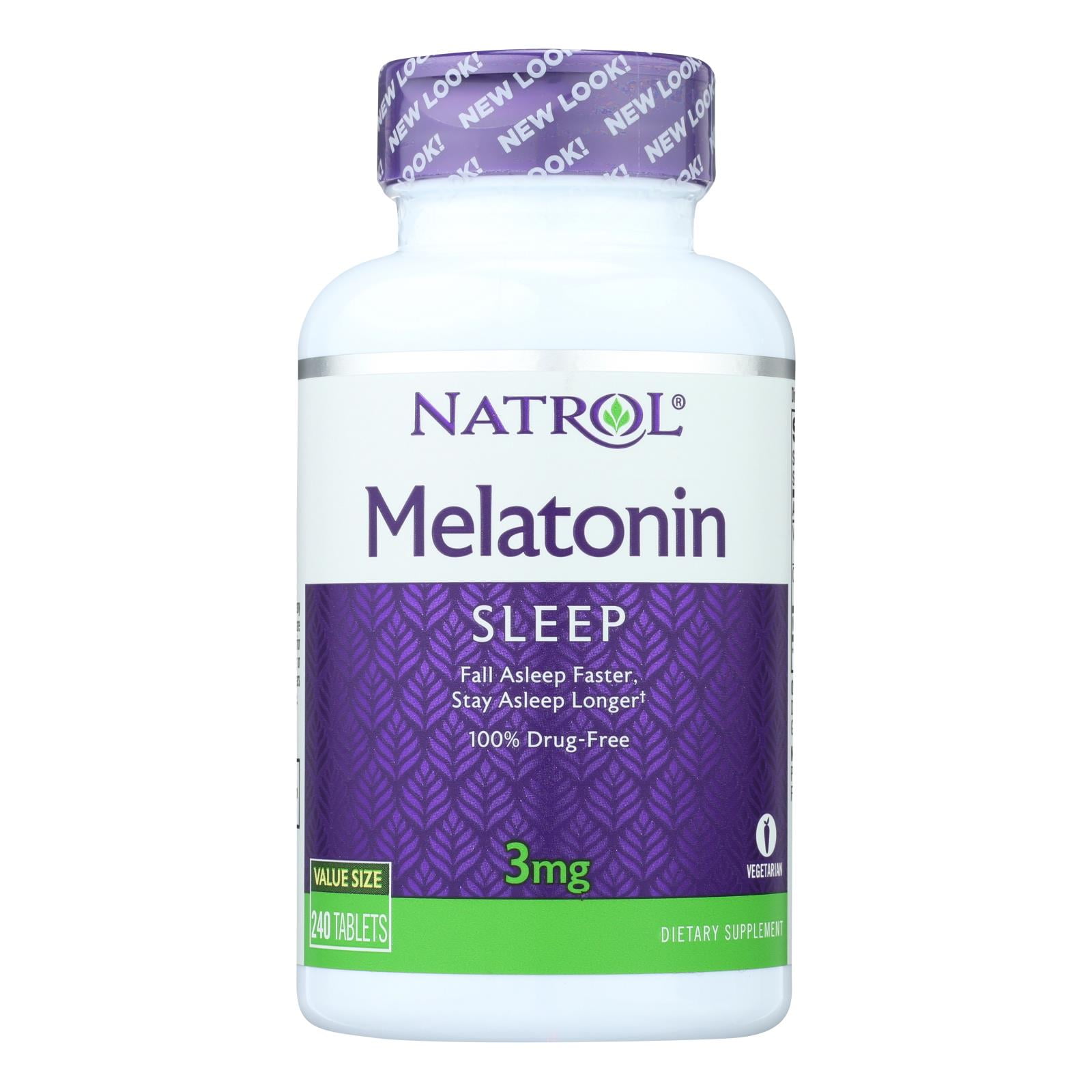 Natrol Melatonin 3mg Tablets, 240 Ct - Walmart.com