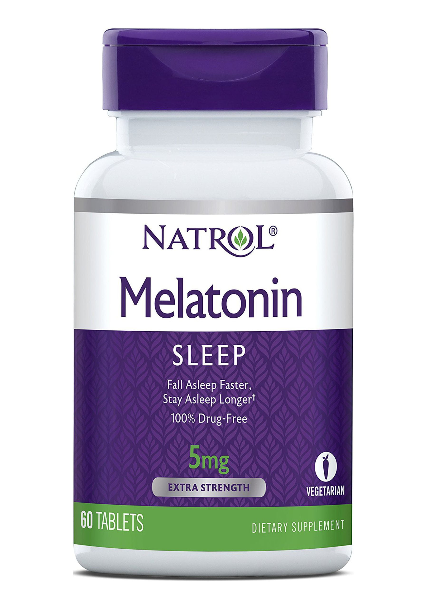 Natrol Melatonin Tablets, 5mg, 60 Count (Pack of 3) - Walmart.com