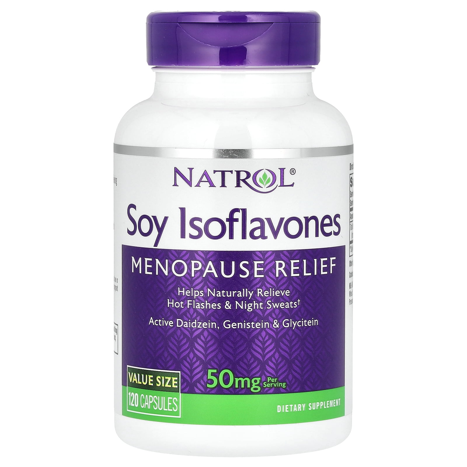 Natrol Menopause Relief, Soy Isoflavones 50mg, 120 Capsules - Natural ...