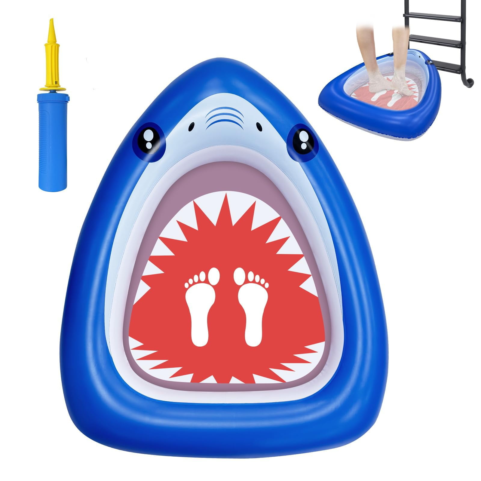 Nattork Inflatable Foot Bath SBF3 Basin for Pool Entry, Foot Wash Tub ...