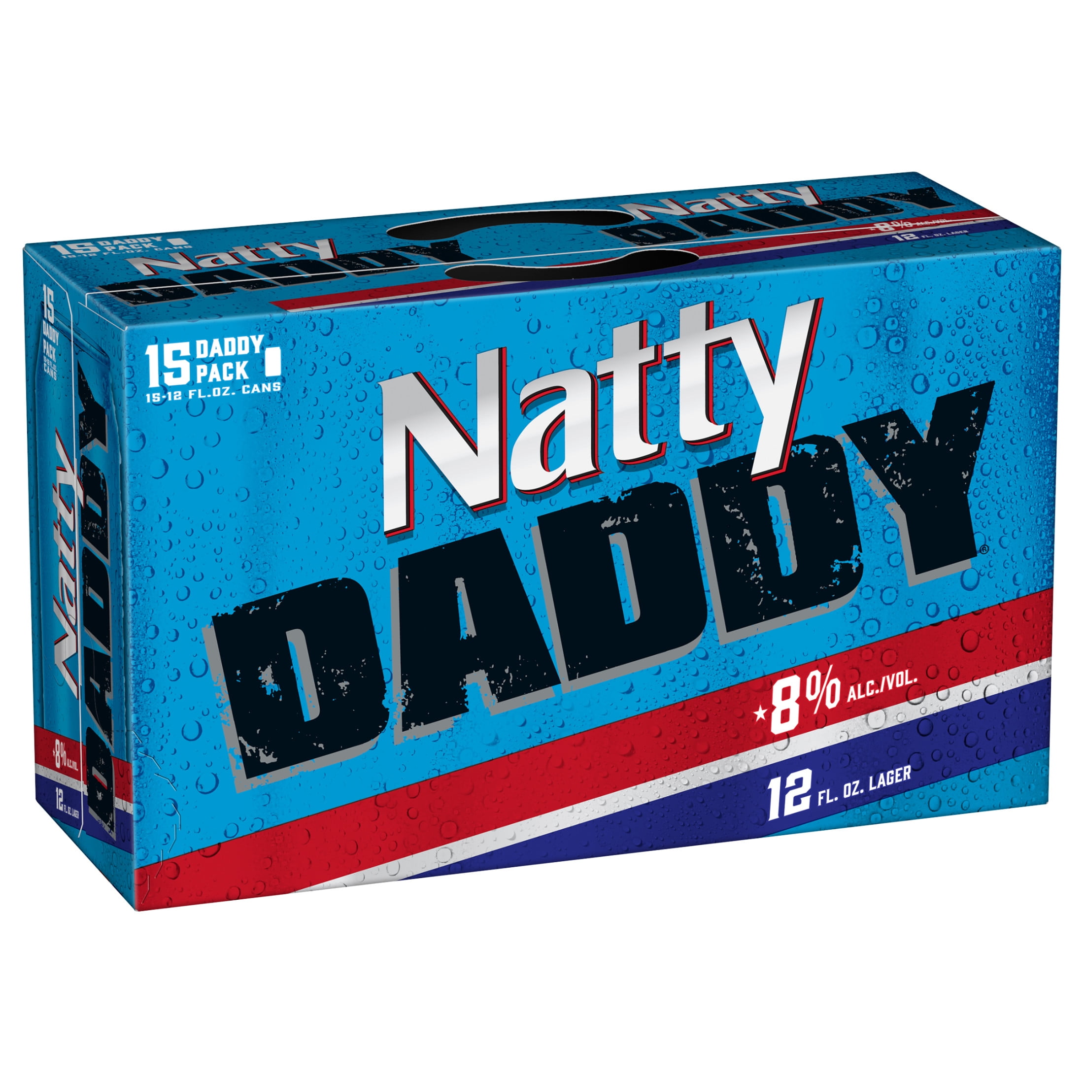 Natty Daddy American Lager Beer 15 Pack 12 fl oz Aluminum Cans 8% ABV ...