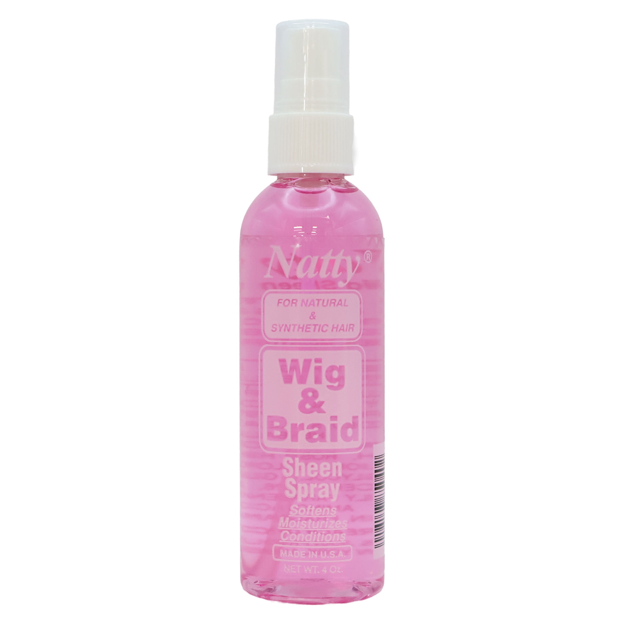 Natty Wig Braid Sheen Spray 4 Oz, Pack of 6 - Walmart.com