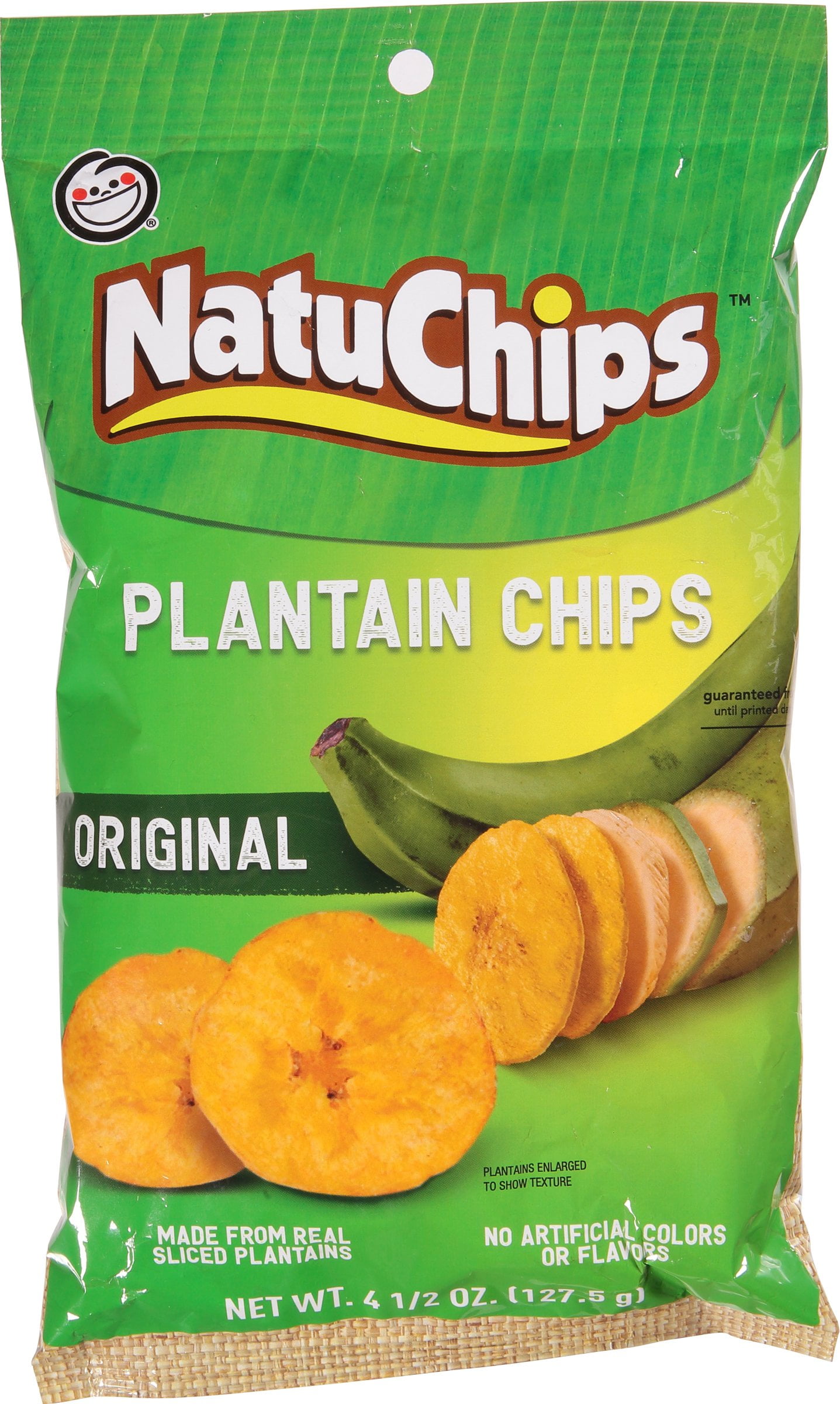 NatuChips Original Plantain Chip Snacks, 4.5 oz Bag - Walmart.com