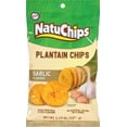 NatuChips Plantain Chips Garlic Flavored Snack Chips, 4.5 oz Bag ...
