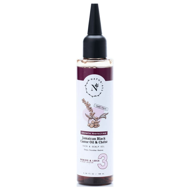 NaturAll (STEP 3) Braids & Locs: Jamaican Black Castor Oil with Chebe ...