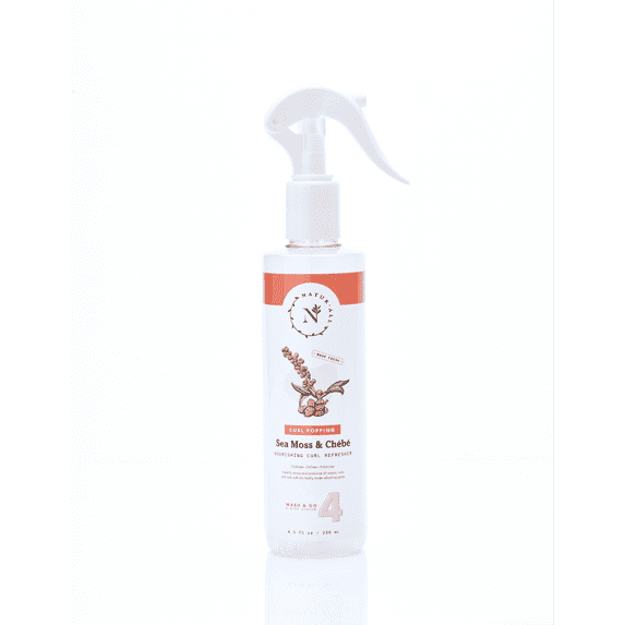 NaturAll Wash & Go Sea Moss and Chebe Refreshing Spray for Defined ...