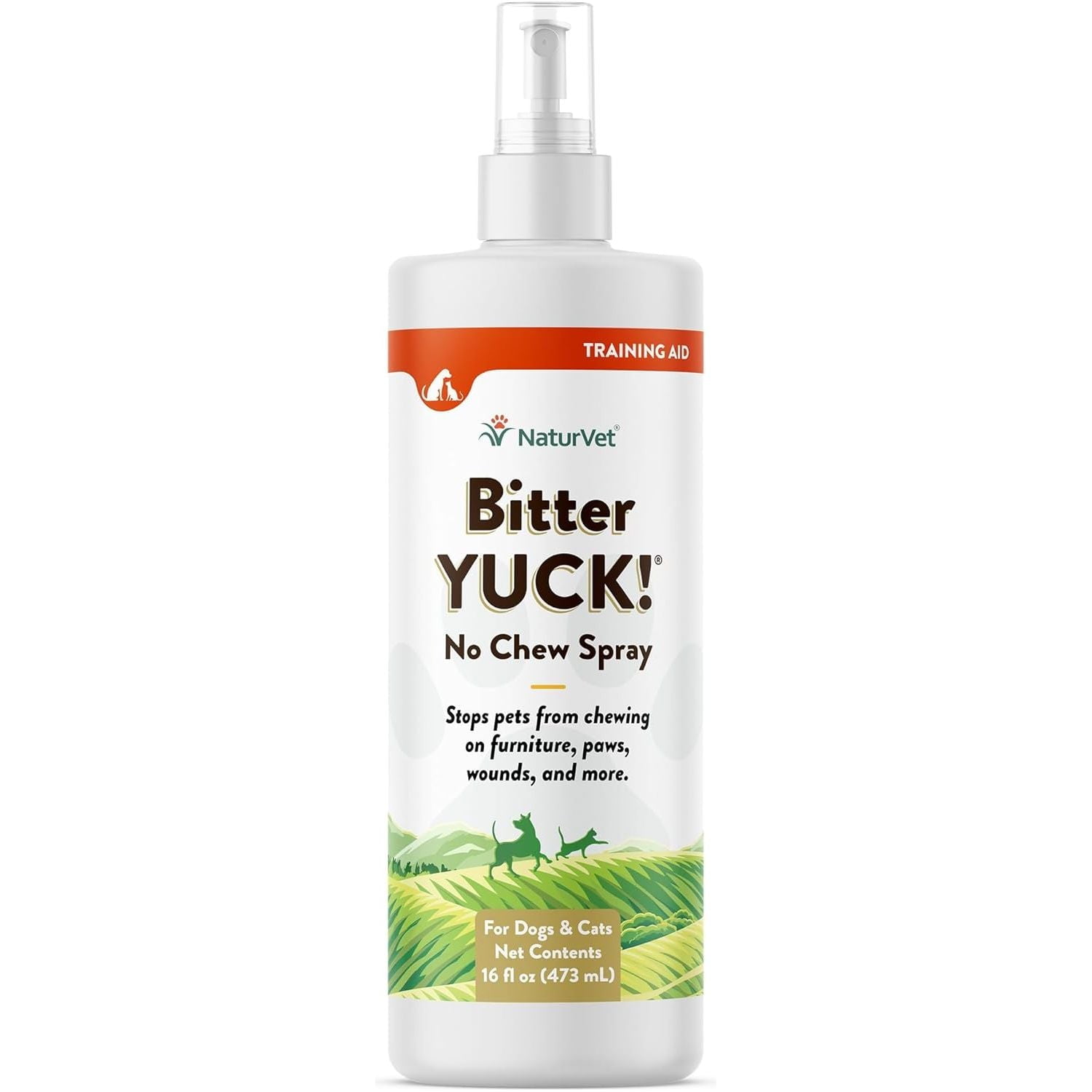 NaturVet Bitter Yuck - No Chew Training Aid – Deters Pets from Chewing ...