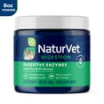 NaturVet Digestive Enzymes Supplements for Dogs and Cats, 8 oz Powder ...